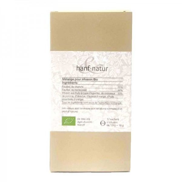 Infusion au chanvre et aux fruits Bio